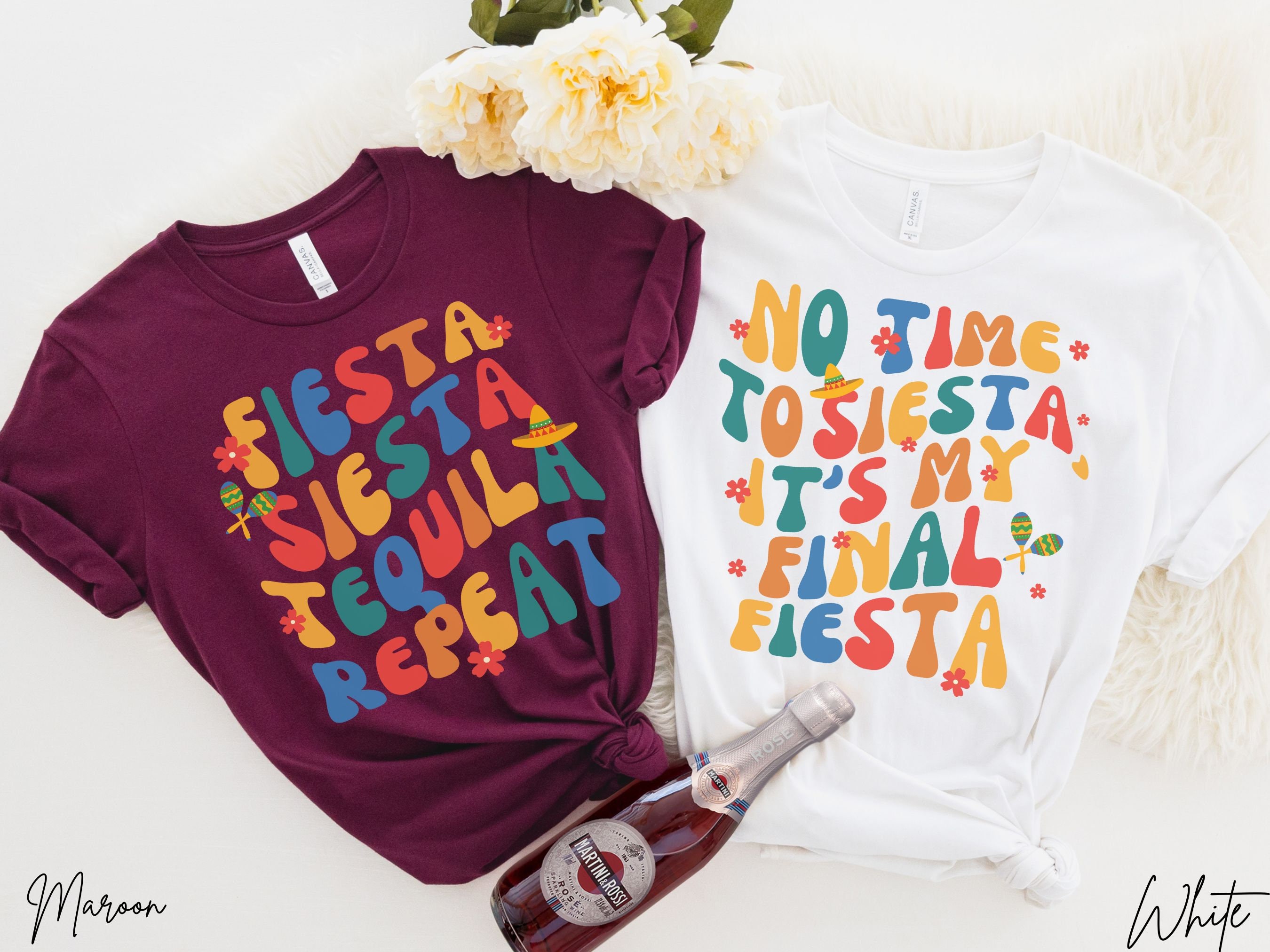 Final Fiesta Bachelorette Party Shirts, Matching Cinco De Mayo ...