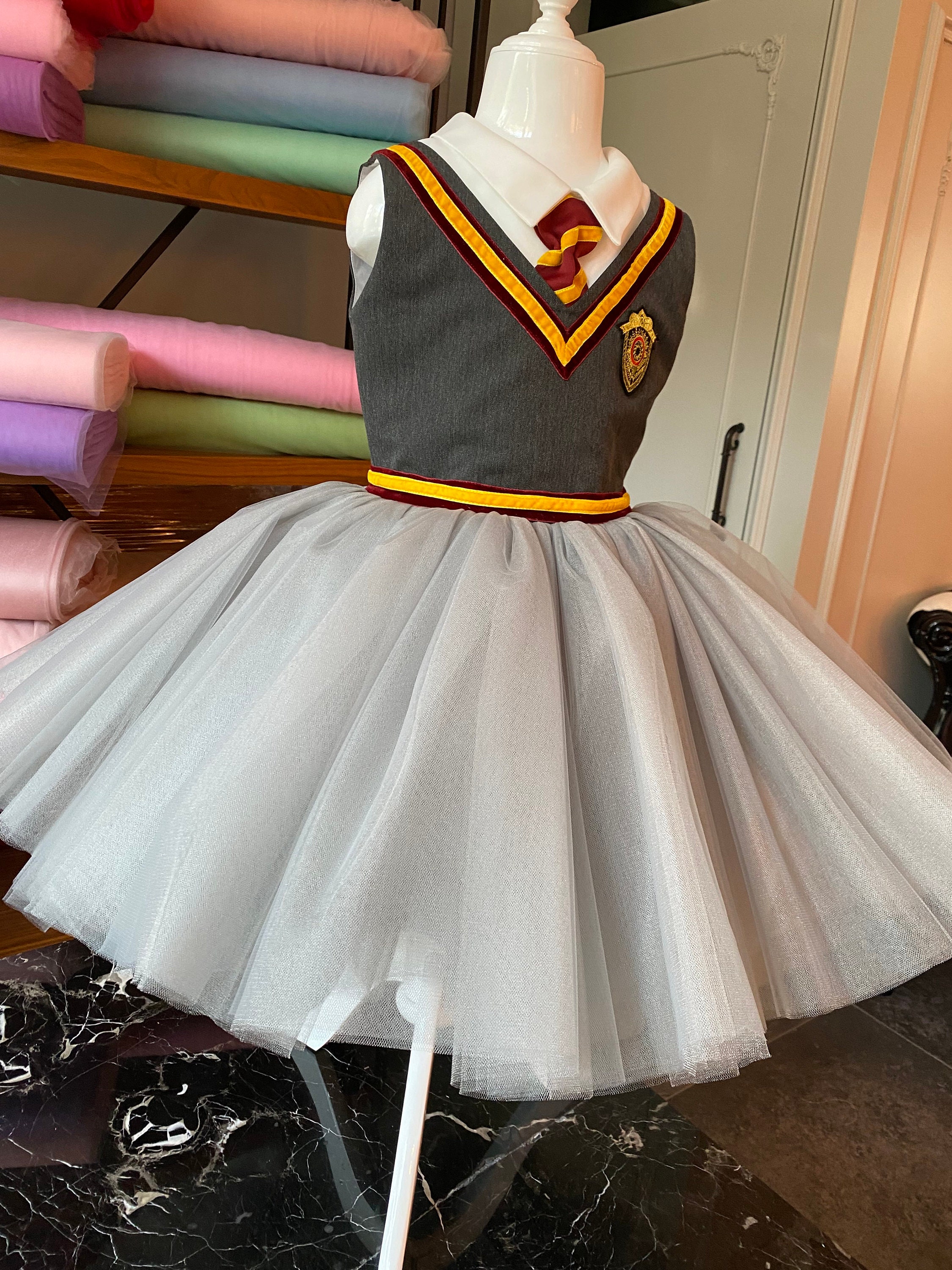 Harry Potter Dress Hermione Tutu Dress Harry Potter Costume Etsy