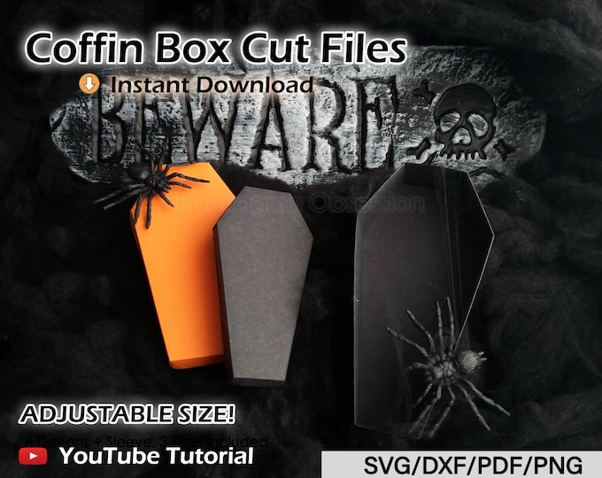 Coffin Box, Gift Boxes, Halloween,wedding, Birthday Gift Box Black With ...