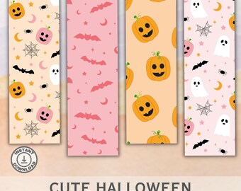 Halloween Academia Printable Bookmarks Bundle Digital Download - Etsy