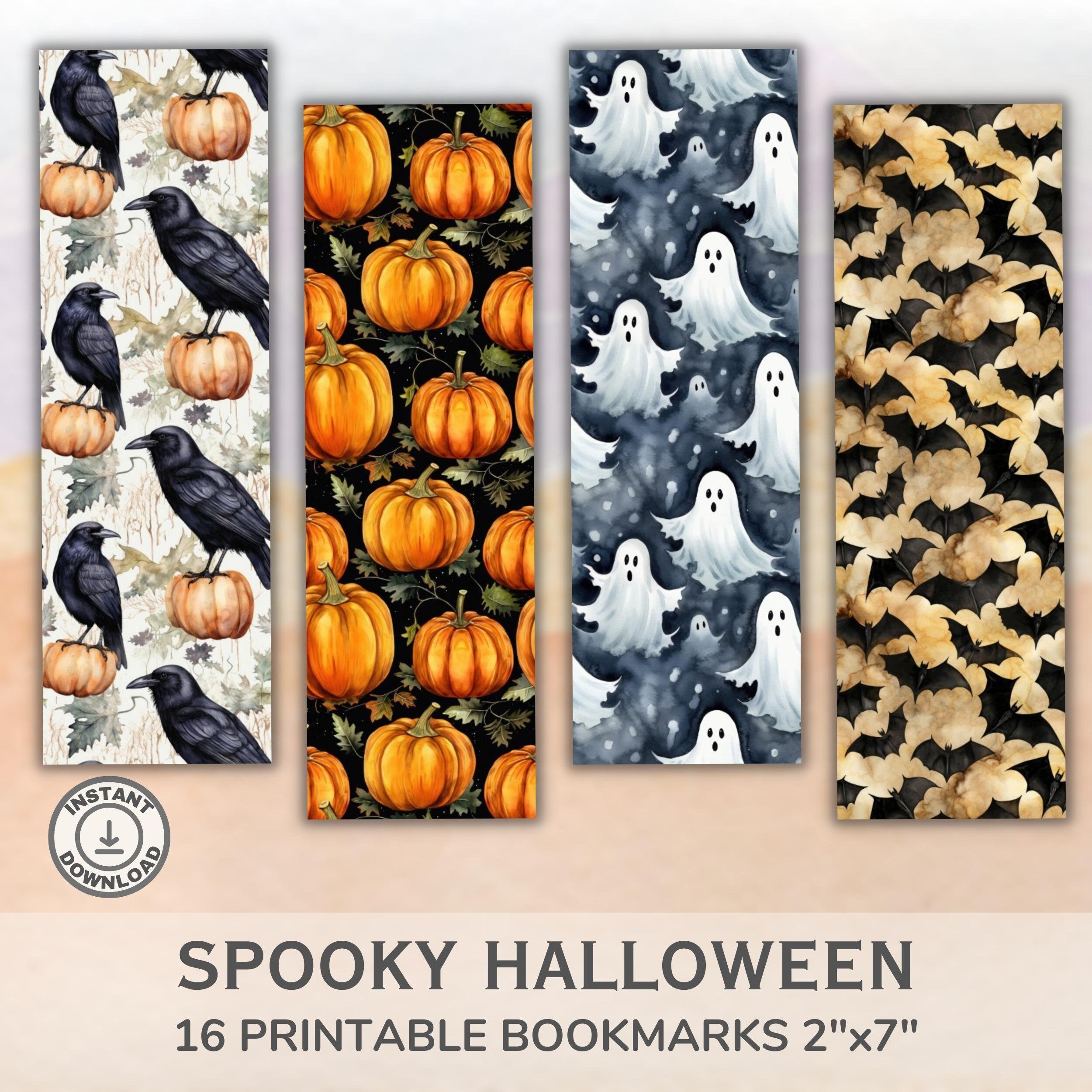 Printable Spooky Halloween Bookmarks. Perfect as a Spooky and Creepy ...