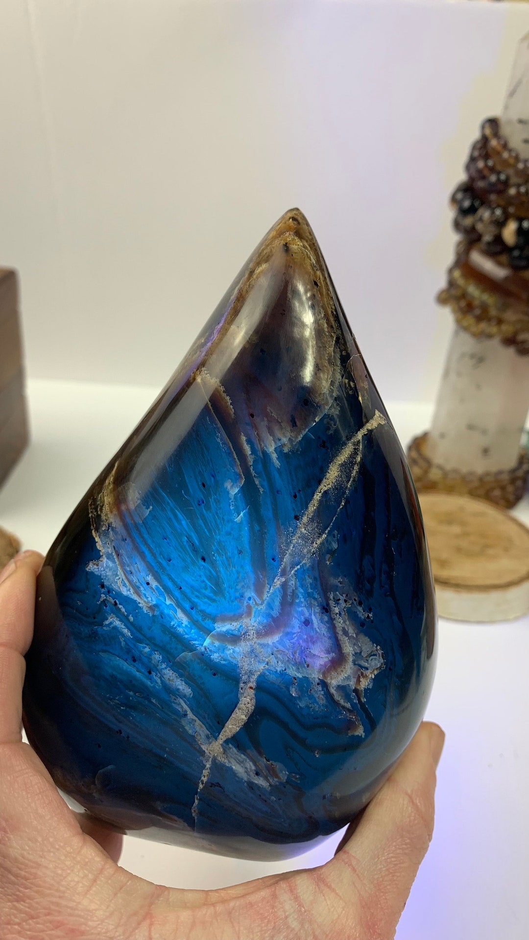 Sumatran Blue Amber Uv Reactive Blue - Etsy