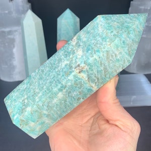 Large Amazonite Tower - Natural Stone Crystal for Healing and Home ...