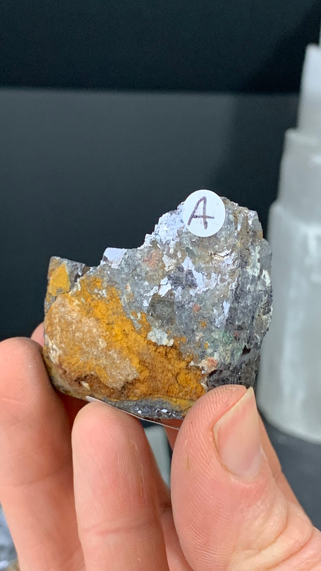 Raw Galena Crystal - Natural and Unique Mineral Specimen for Collectors ...