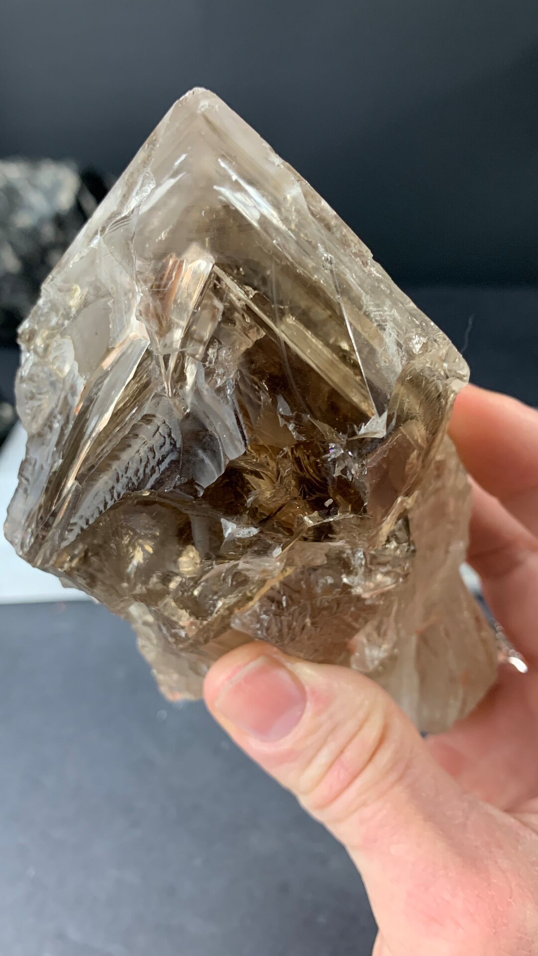 Smoky Elestial (skelatal) Quartz | Brazil - Etsy