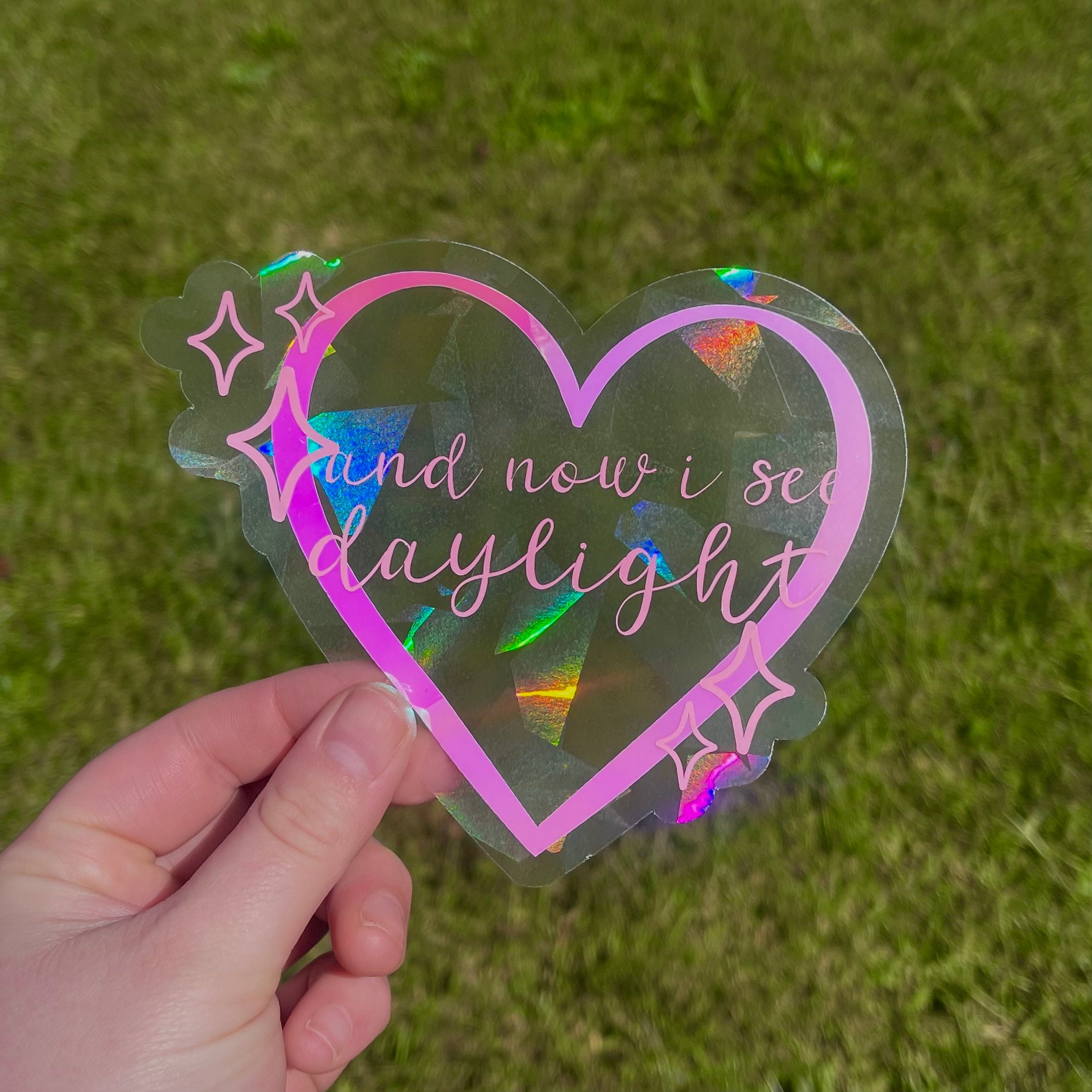 Daylight Inspired Rainbow Suncatcher Window Rainbow Sticker - Etsy