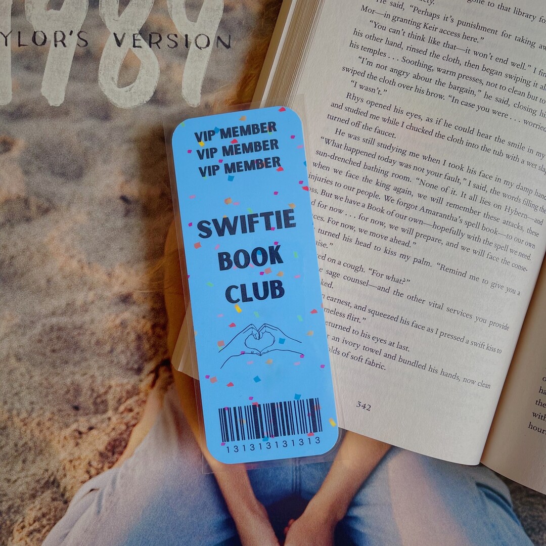 Swiftie Book Club Bookmark - Tay S - Blondie Bookmark - Swifties ...