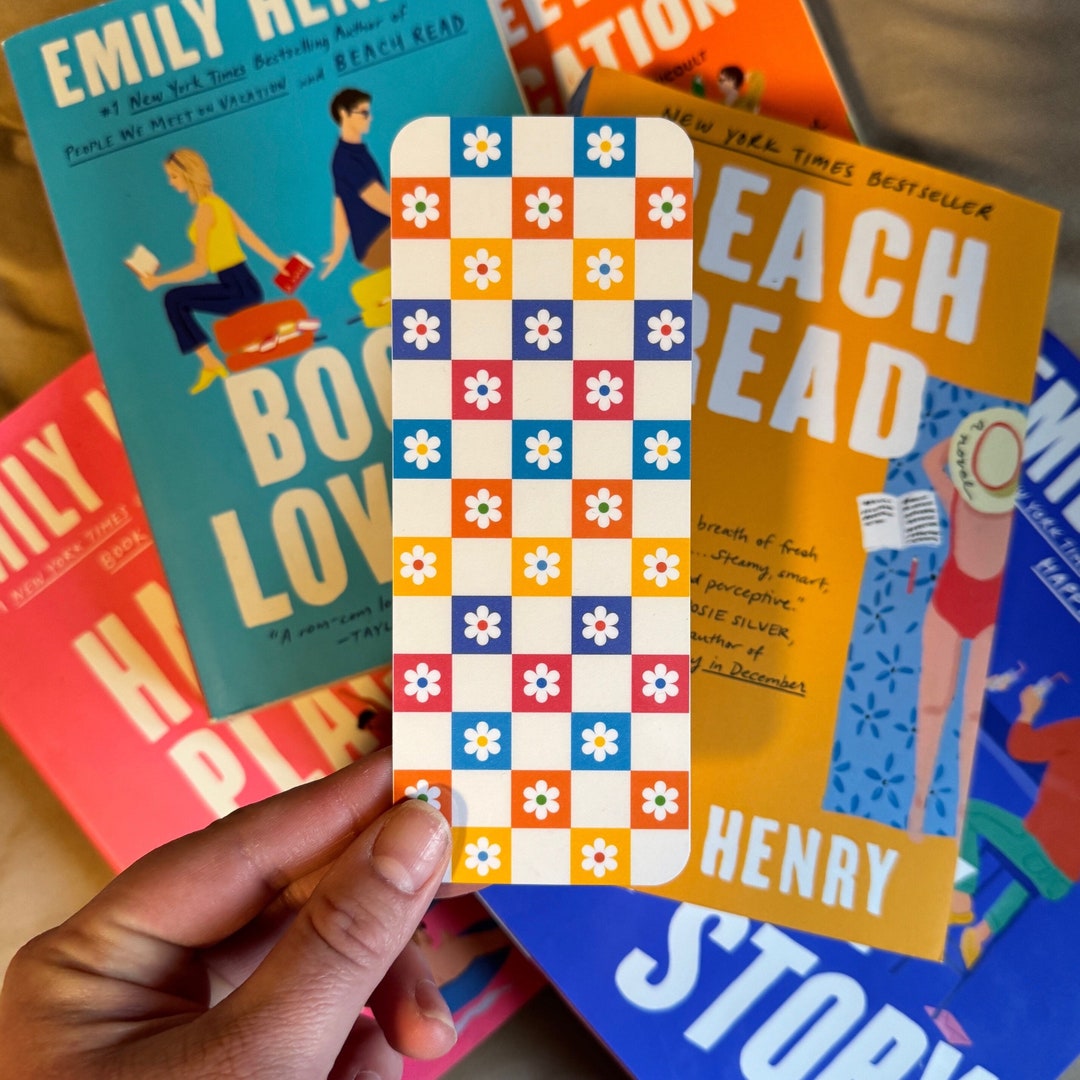 Emily Henry Bookmark - Happy Place - Book Lovers - Funny Story - Beach ...