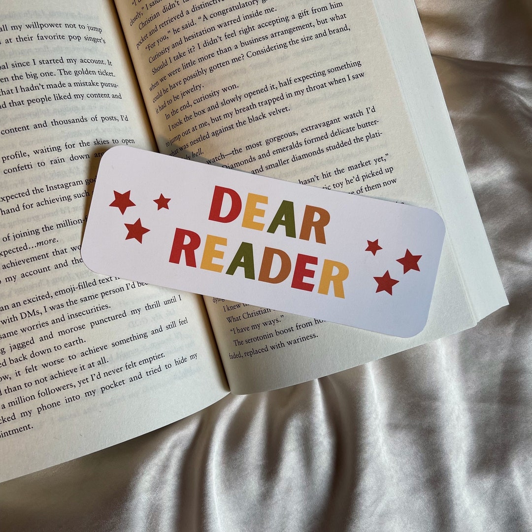 Dear Reader Bookmark - Blondie Bookmark - Midnights - Bookish - Etsy