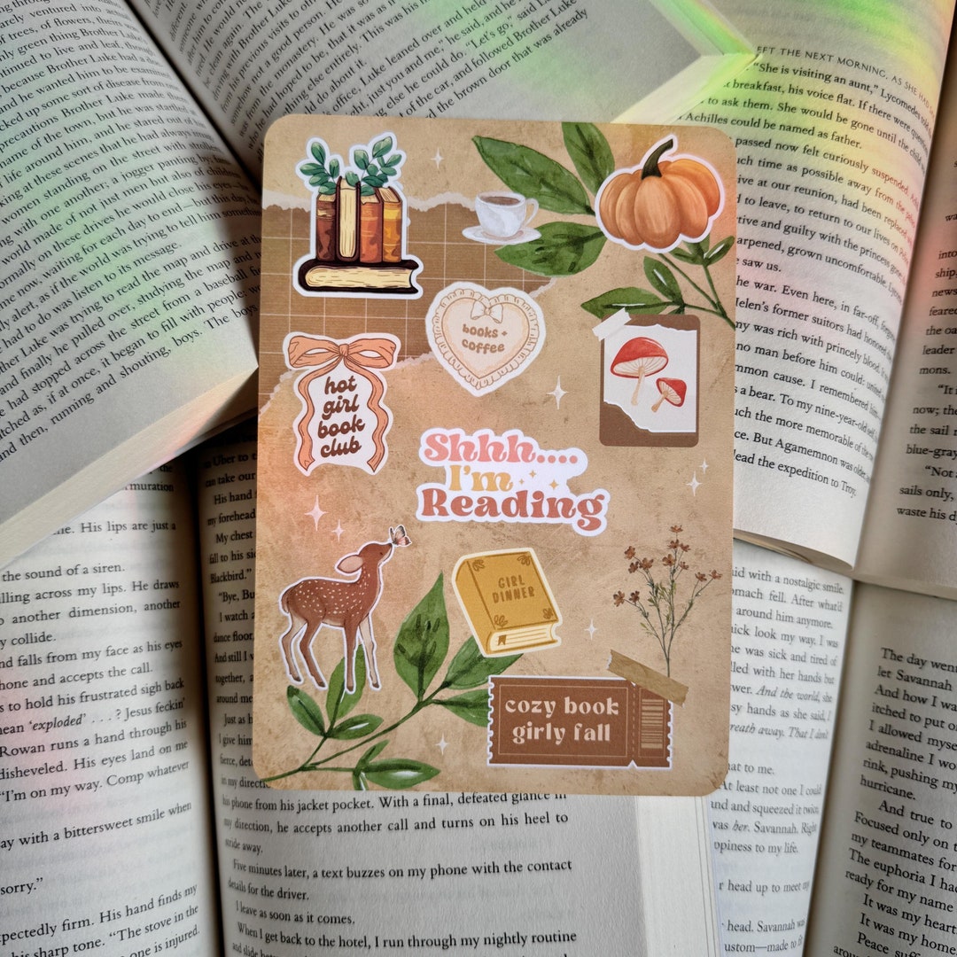 Fall & Autumn Aesthetic Kindle Insert - Kindle Clear Case Insert - Cute ...