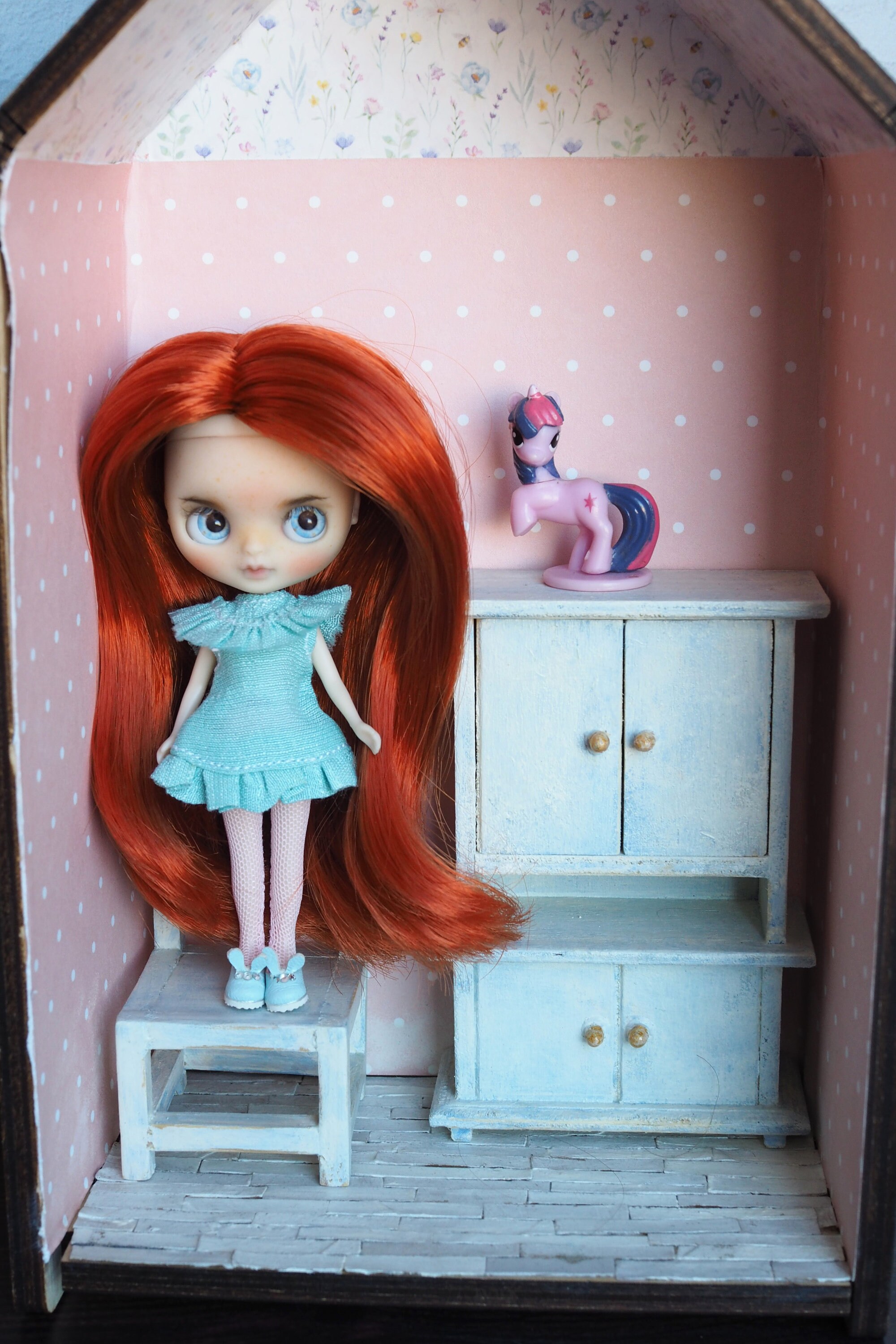 Custom Petite Blythe, Tbl Base, Mini Blythe Doll, Free DHL Fast ...