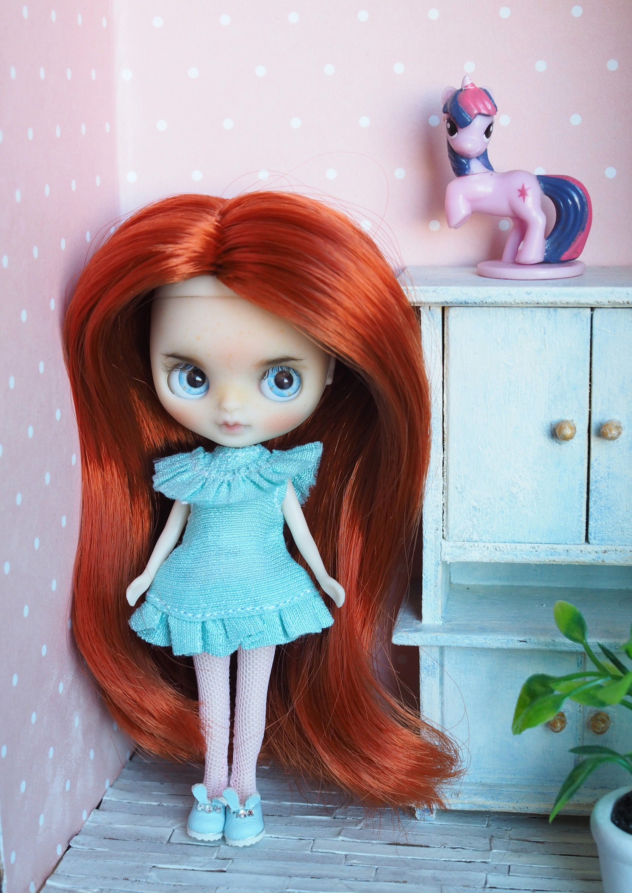 Custom Petite Blythe, Tbl Base, Mini Blythe Doll, Free DHL Fast ...