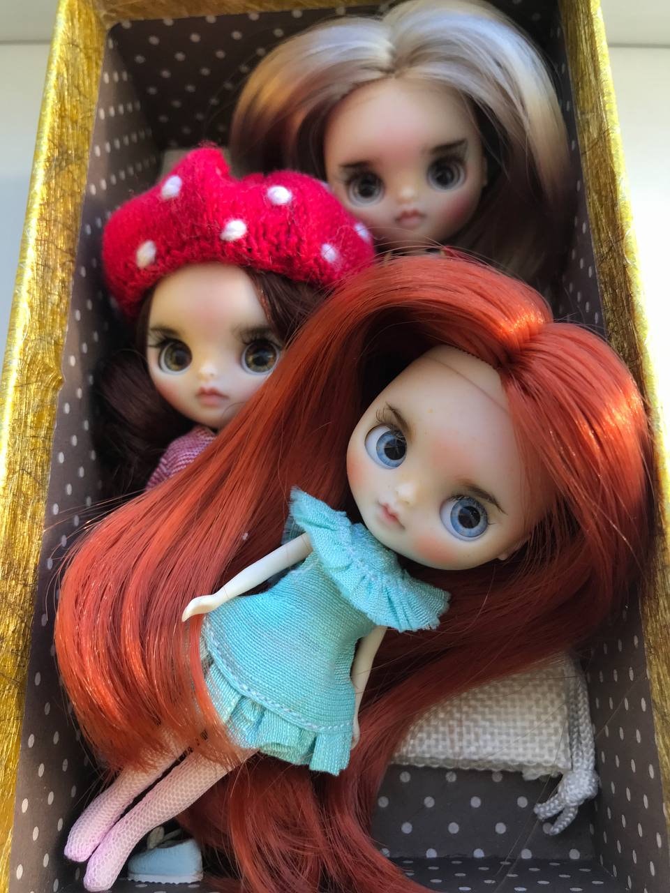 Custom Petite Blythe, Tbl Base, Mini Blythe Doll, Free DHL Fast ...