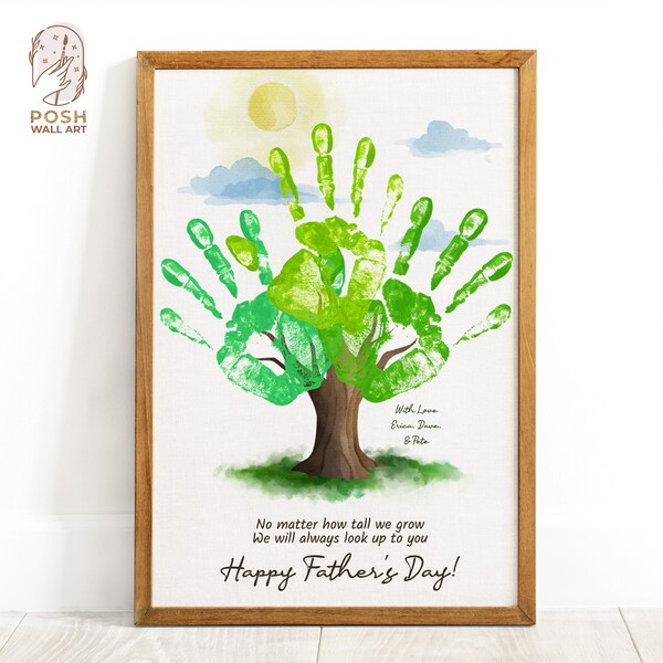 Handprint Tree - Etsy