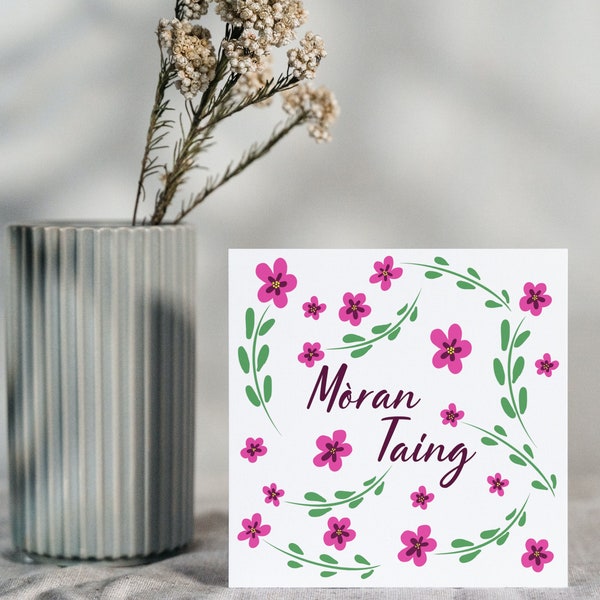 Gaelic Thank You Card - Etsy