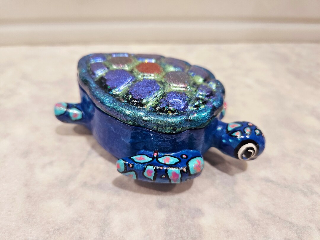 Turtle Jar, Turtle Nightlight, Light up Turtle Jars, Jewelry Box ...