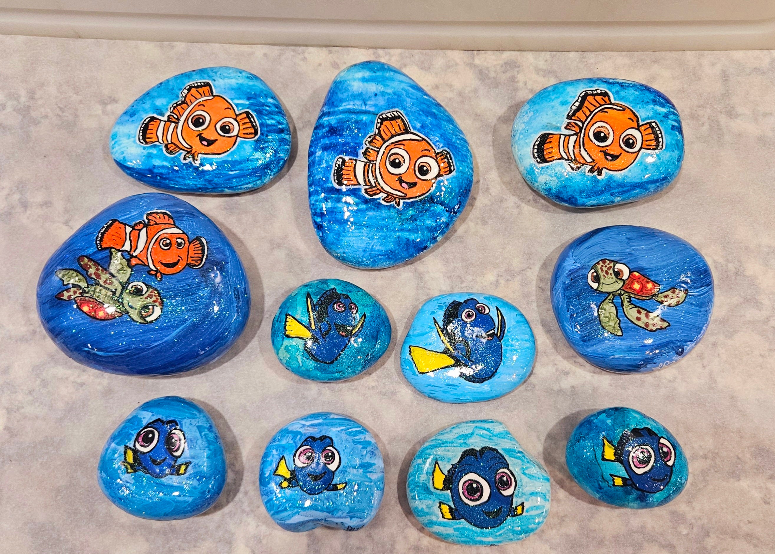 Finding Nemo Painted Pumpkin