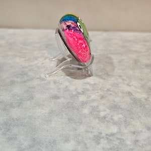 Hand-painted Kermit the Frog River Rock Pride Gift, Rainbow Kermit Art ...