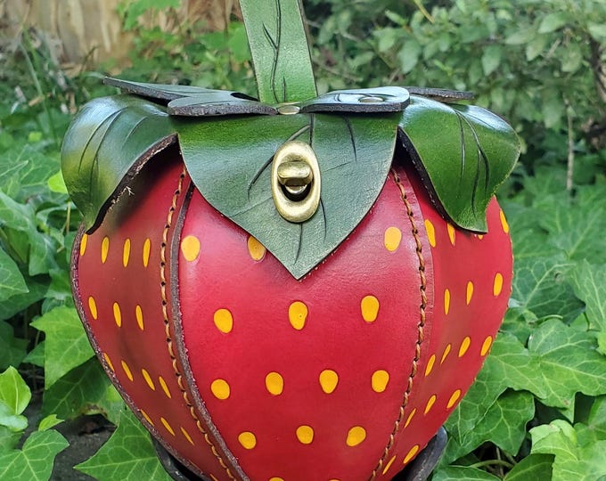 Strawberry Foraging Bag, Matching Belt, and FREE Skirt Hike PREORDER - Etsy