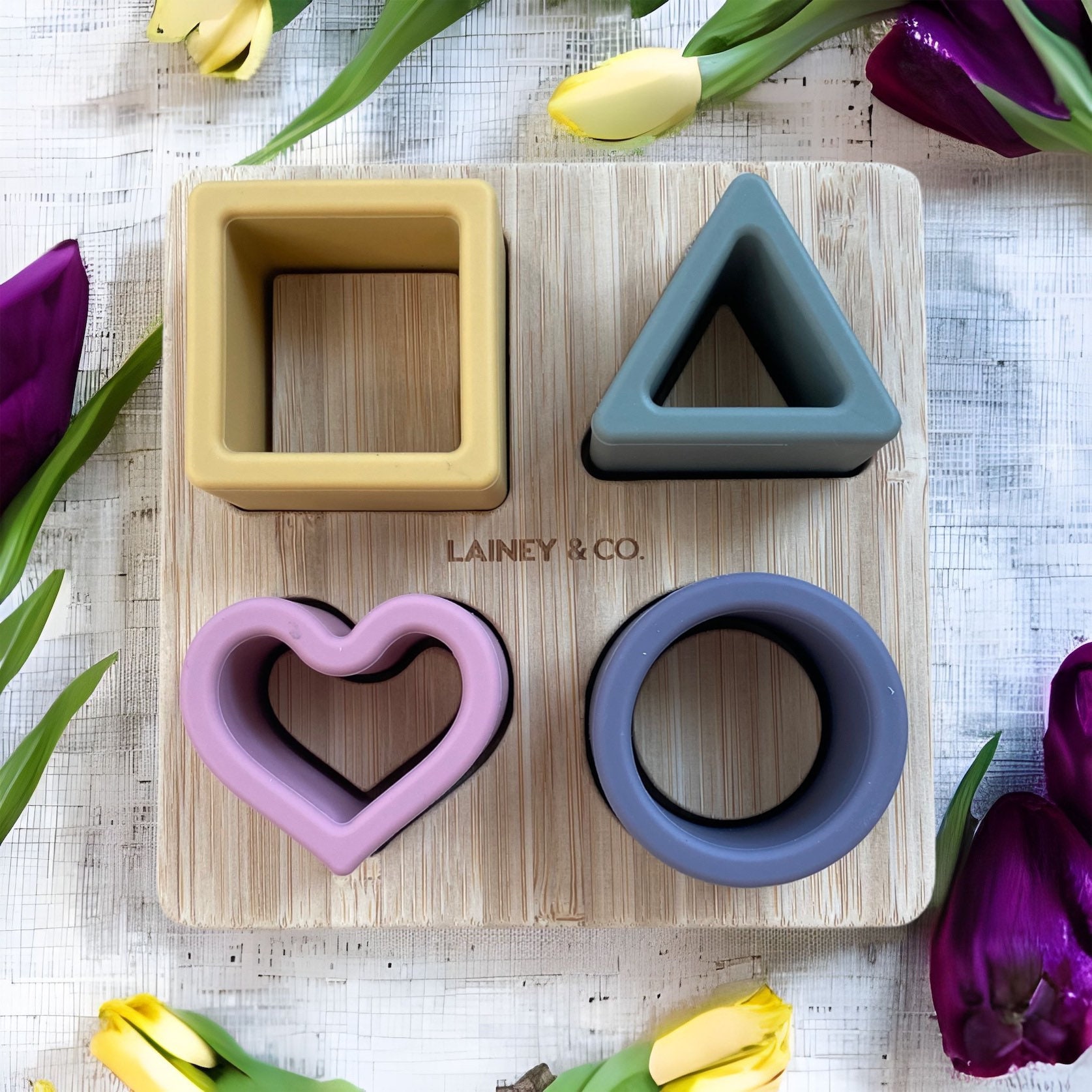 Babys First Puzzle, Montessori Toy, Sensory Play, Baby Learning Helps ...