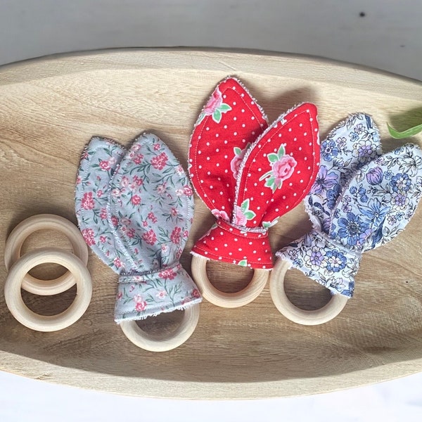 Bunny Ear Teether - Etsy
