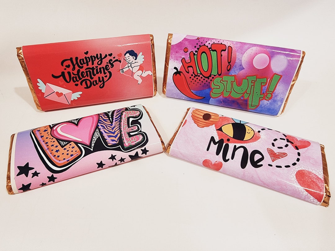 Valentines Day Themed Chocolate Bar - Etsy