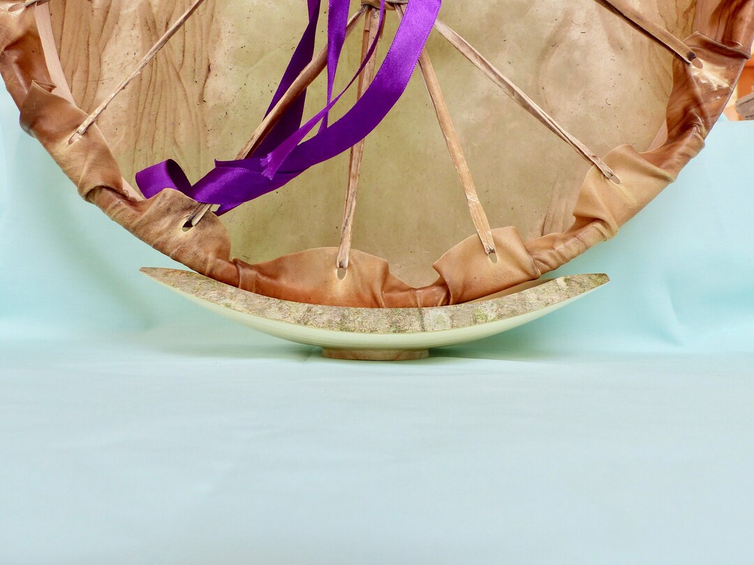 Frame Drum Stand in Natural Edged Ash - Etsy