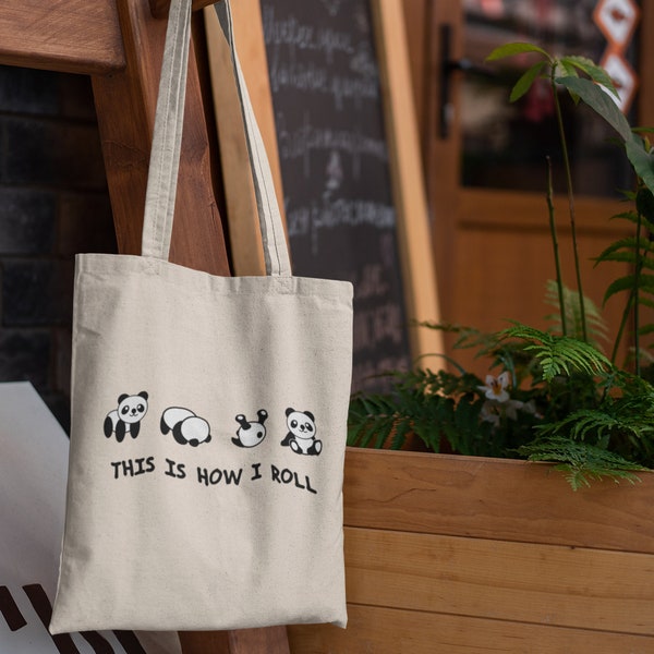 Panda Tote Bag - Etsy
