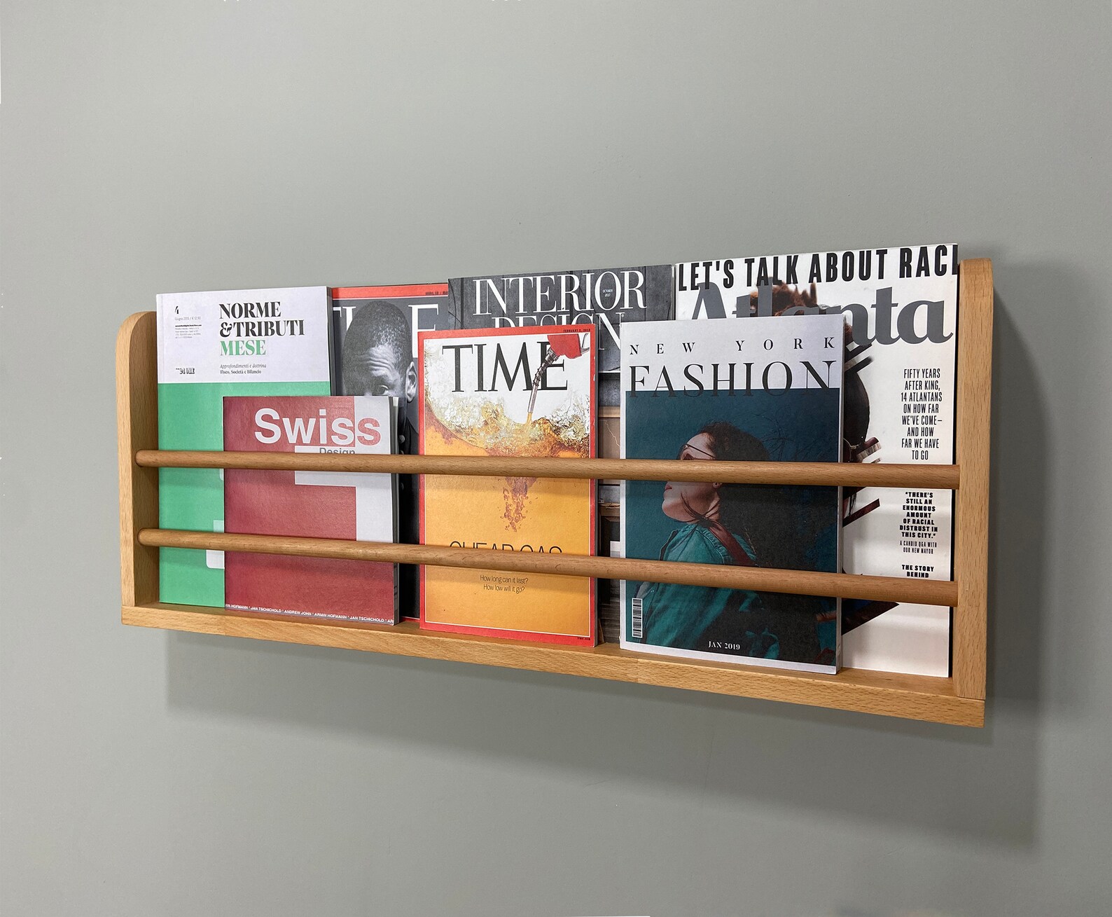 Wall Mount Magazine Holder Magazine Rack Magazine Holder - Etsy UK