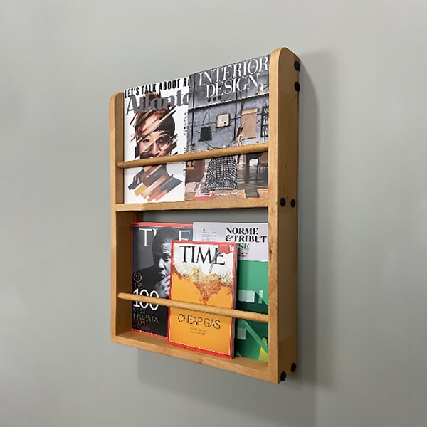 Oak Magazine Rack - Etsy