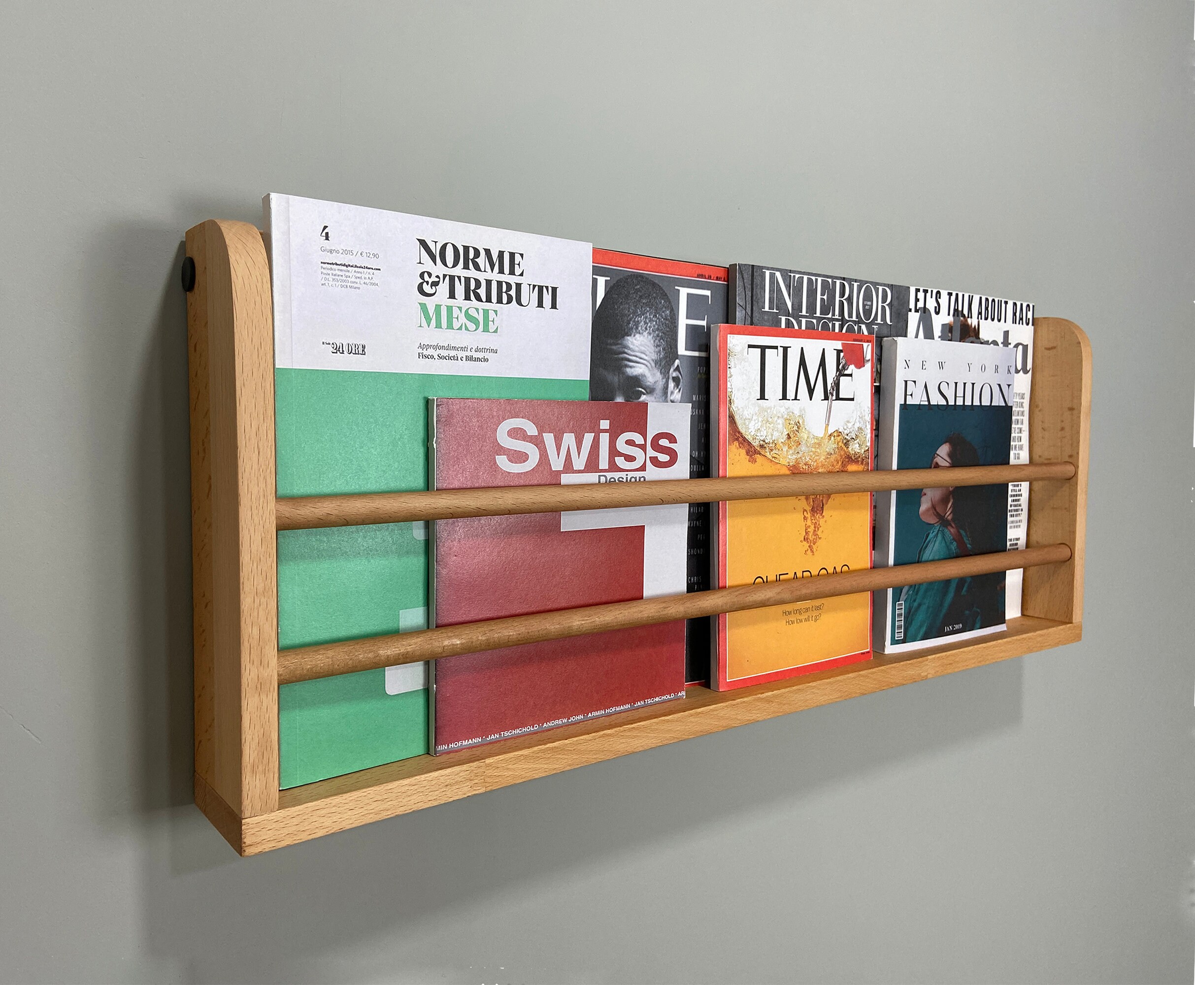 Wall Mount Magazine Holder Magazine Rack Magazine Holder - Etsy UK
