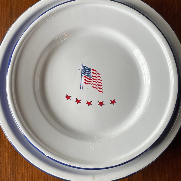 Patriotic Melamine Plates - Etsy