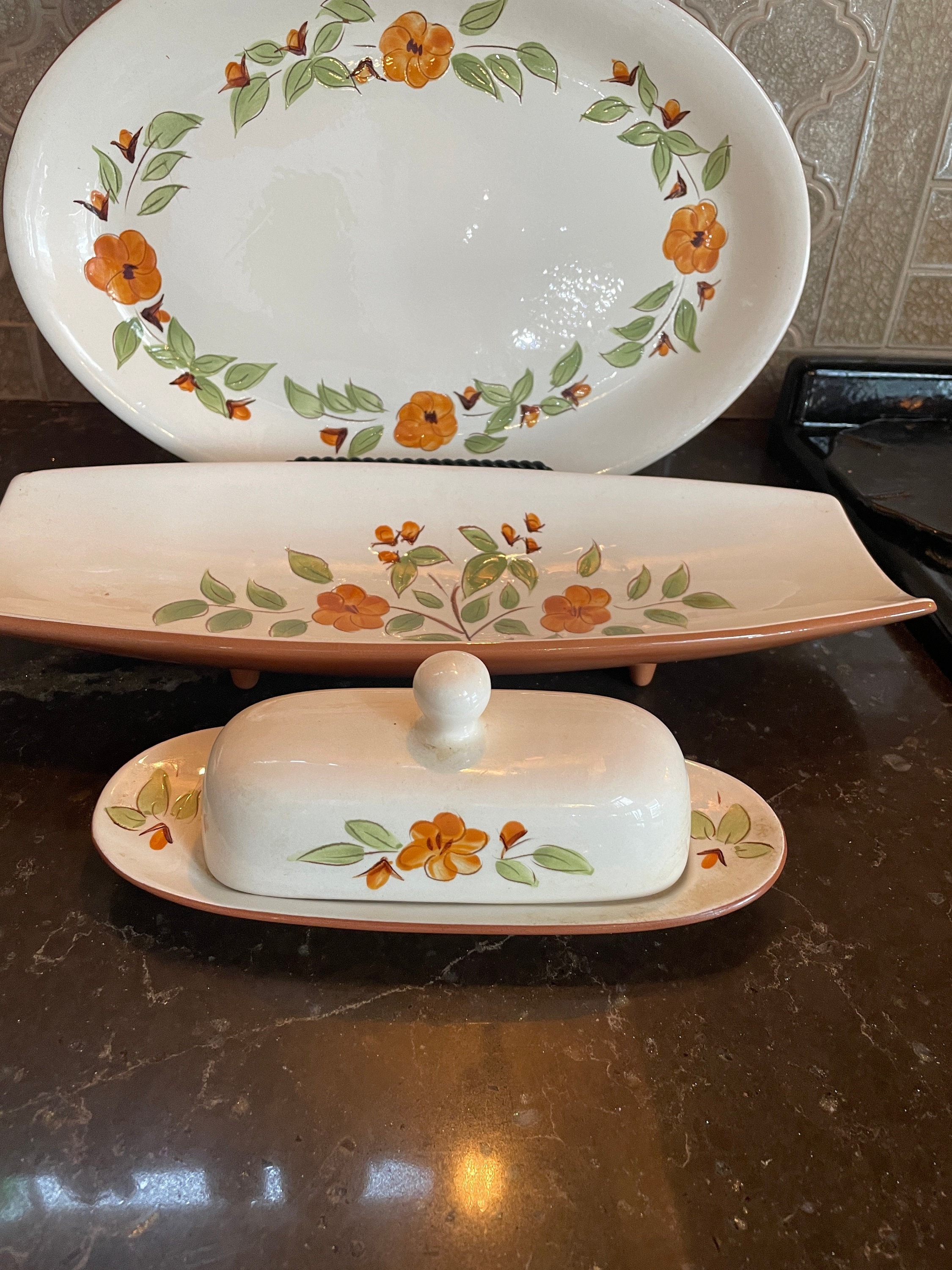 Stangl Pottery Bittersweet Pattern Serving Dishes - Etsy