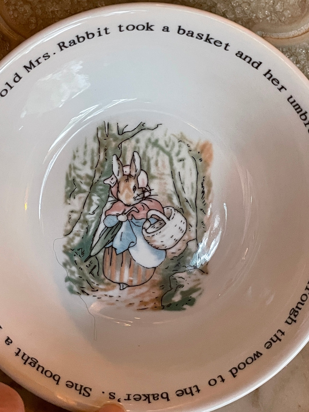 Vintage Wedgwood Bowl Peter Rabbit - Etsy