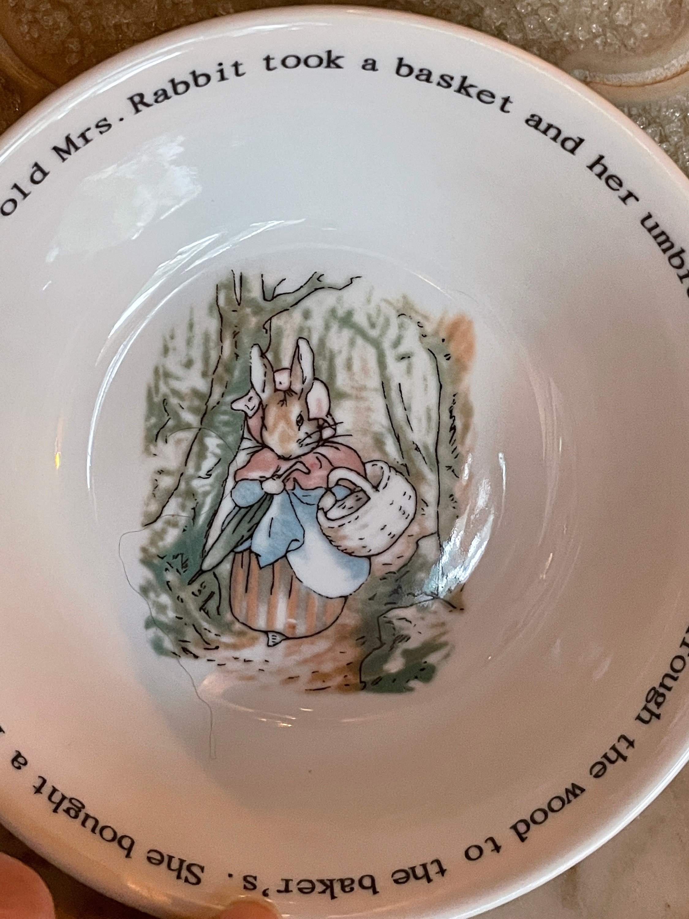 Vintage Wedgwood Bowl Peter Rabbit - Etsy