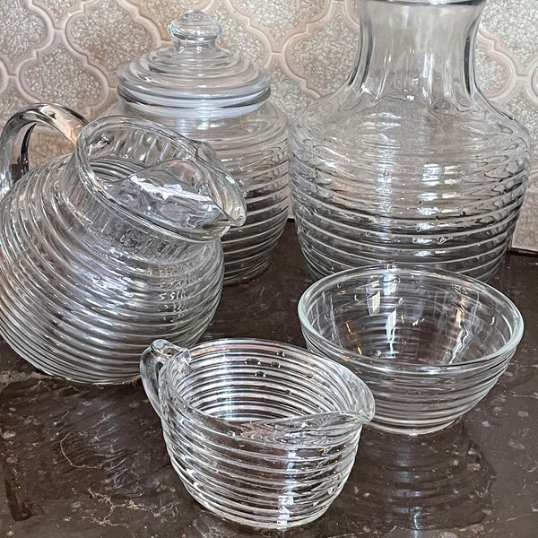 Anchor Hocking Beehive Glass - Etsy