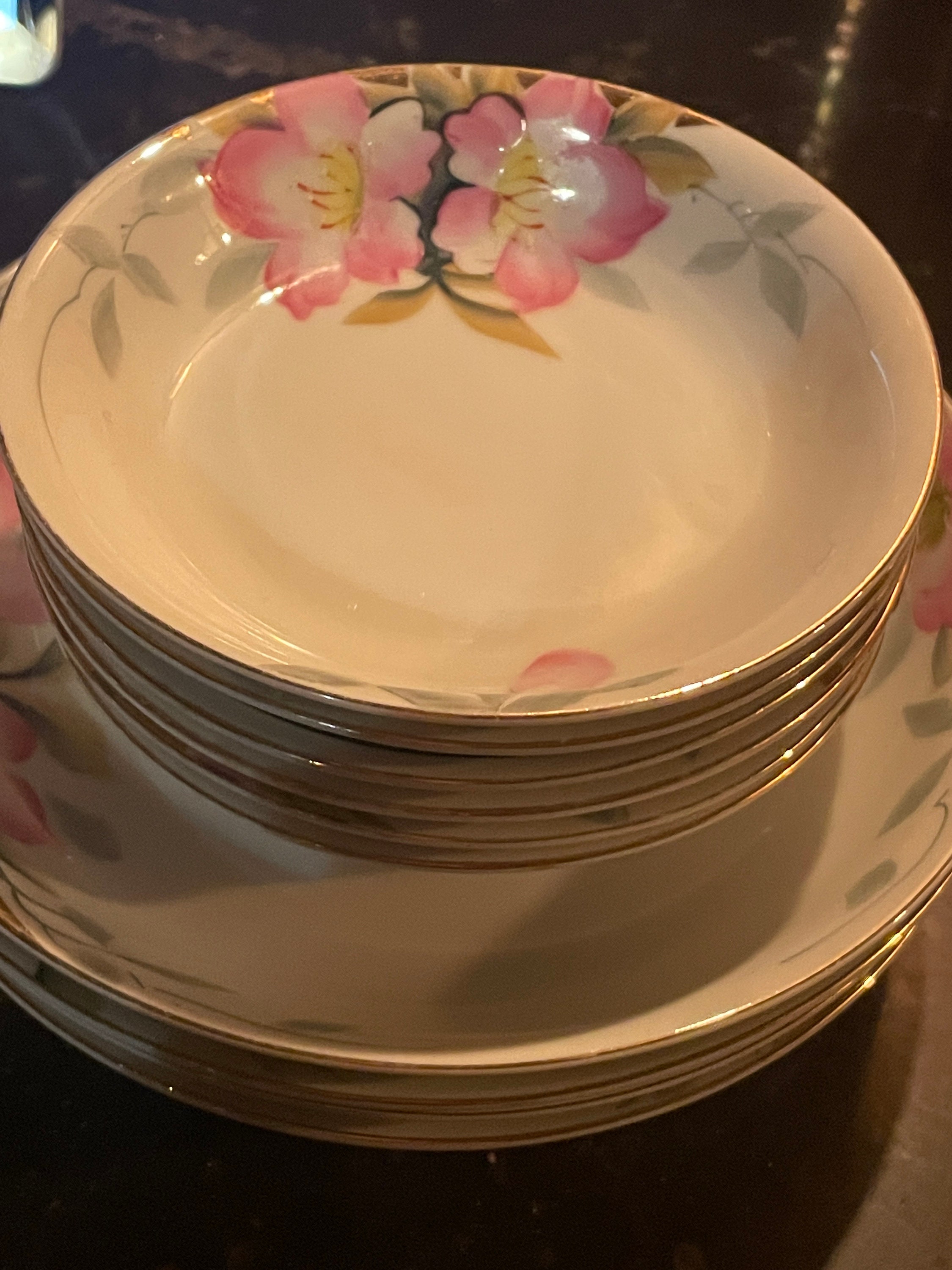 Antique Noritake in Azalea Pattern - Etsy