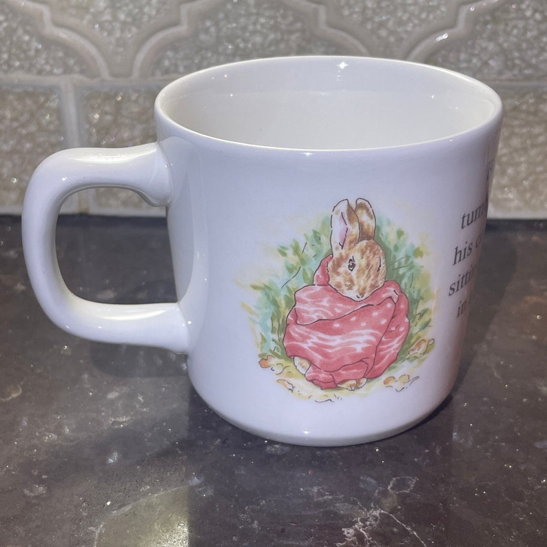 Vintage Wedgwood Peter Rabbit and Benjamin Bunny Cup and Plate - Etsy
