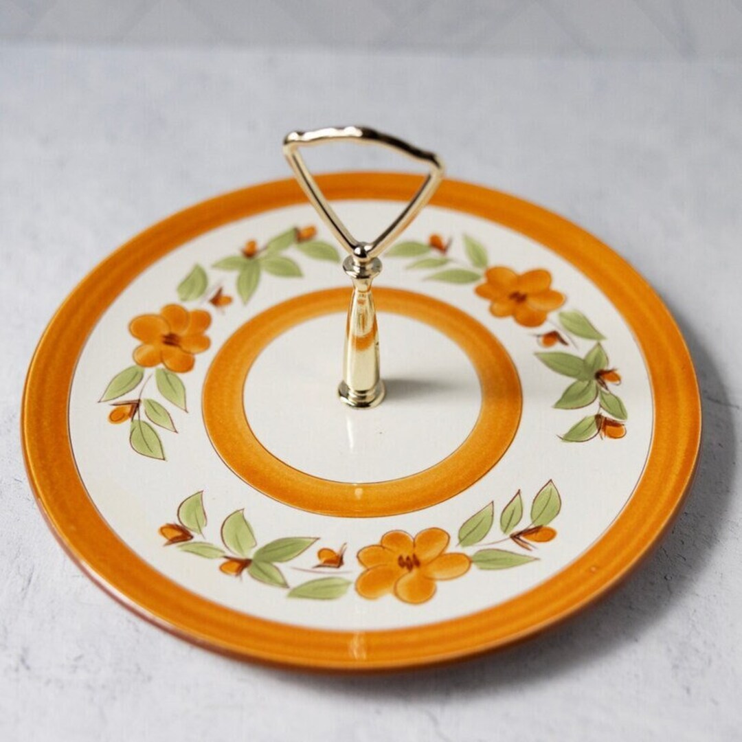 Stangl Pottery Bittersweet Pattern 12 Inch Serving Dish With Handle - Etsy