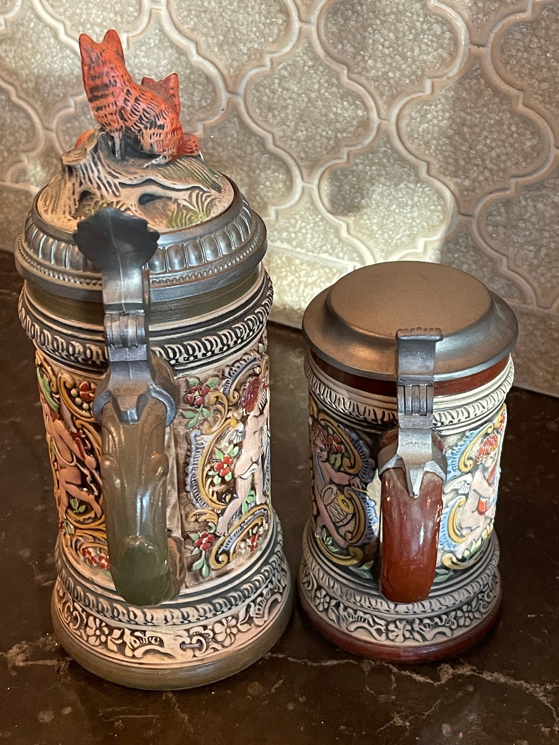 Vintage Gerz Beer Steins Germany - Etsy