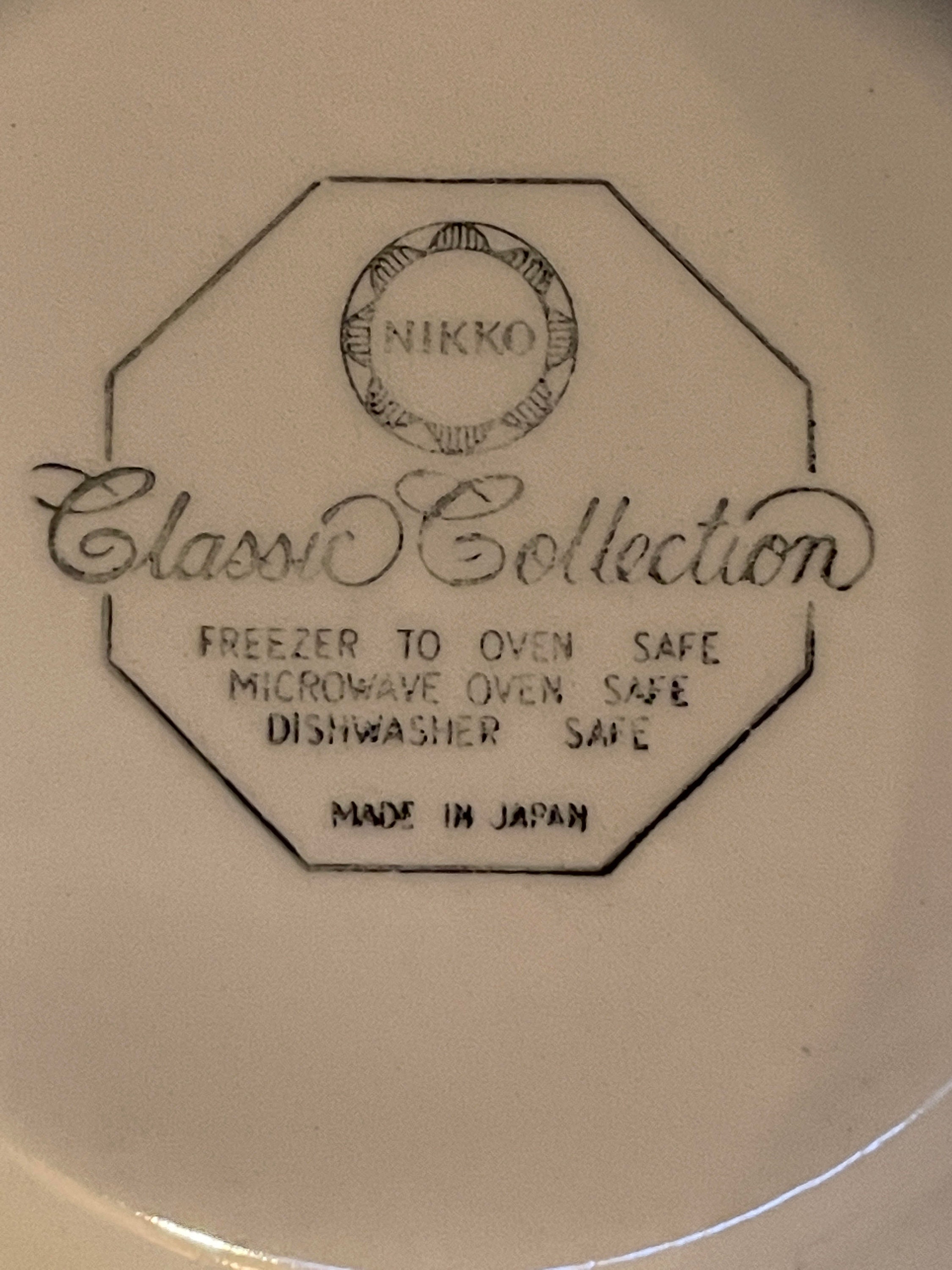 Vintage NIKKO, Set of TWO, Octagonal Cereal Bowls, Classic Collection ...