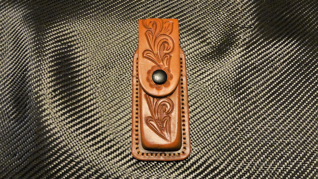 Hand Tooled Leather Mag Pouch for Glock G17,G19,G22,G23,G31 - Etsy