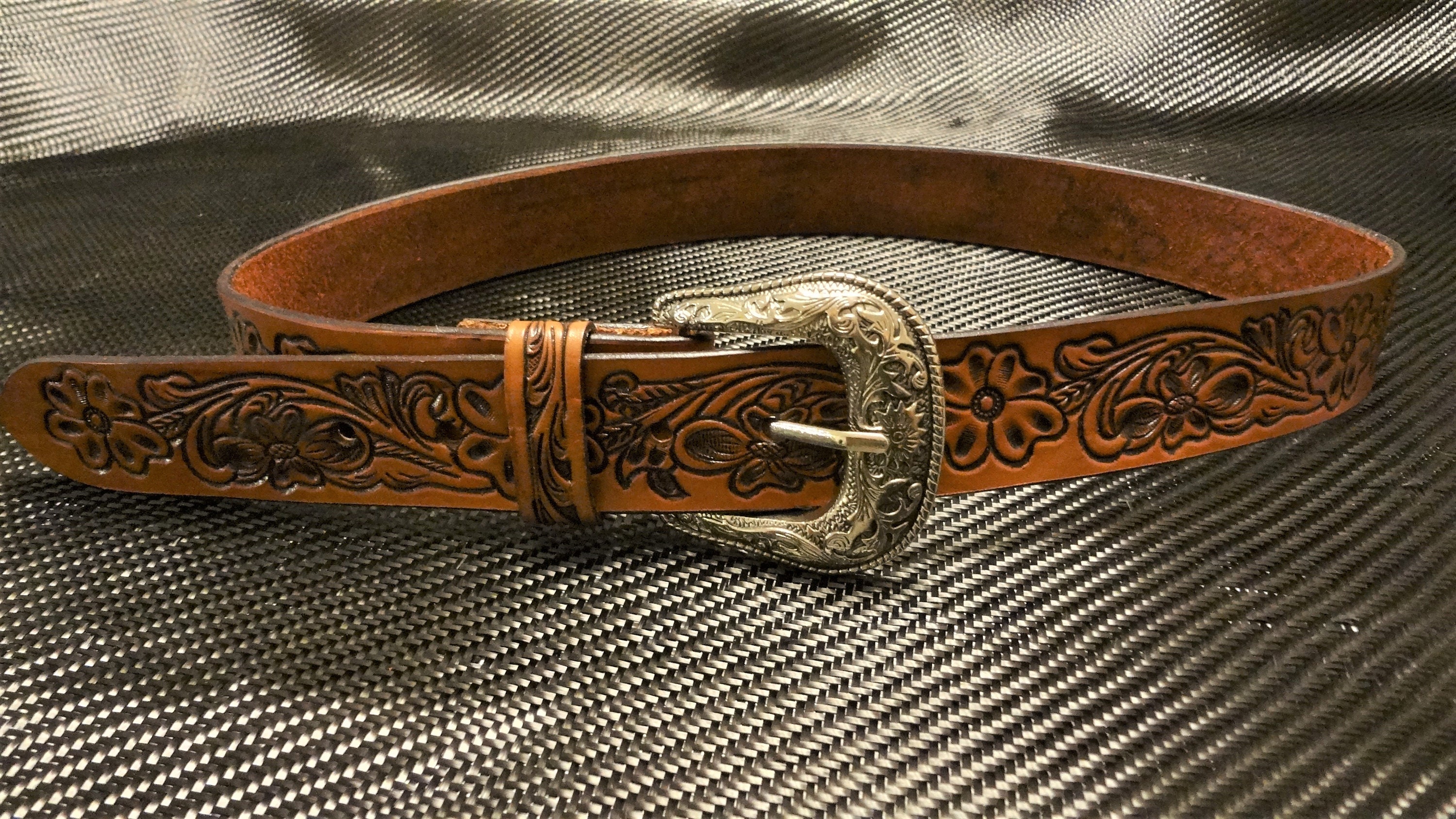 Hand Tooled Leather Holster Mag Pouch Belt for Glock G17,G19,G22,G23 ...