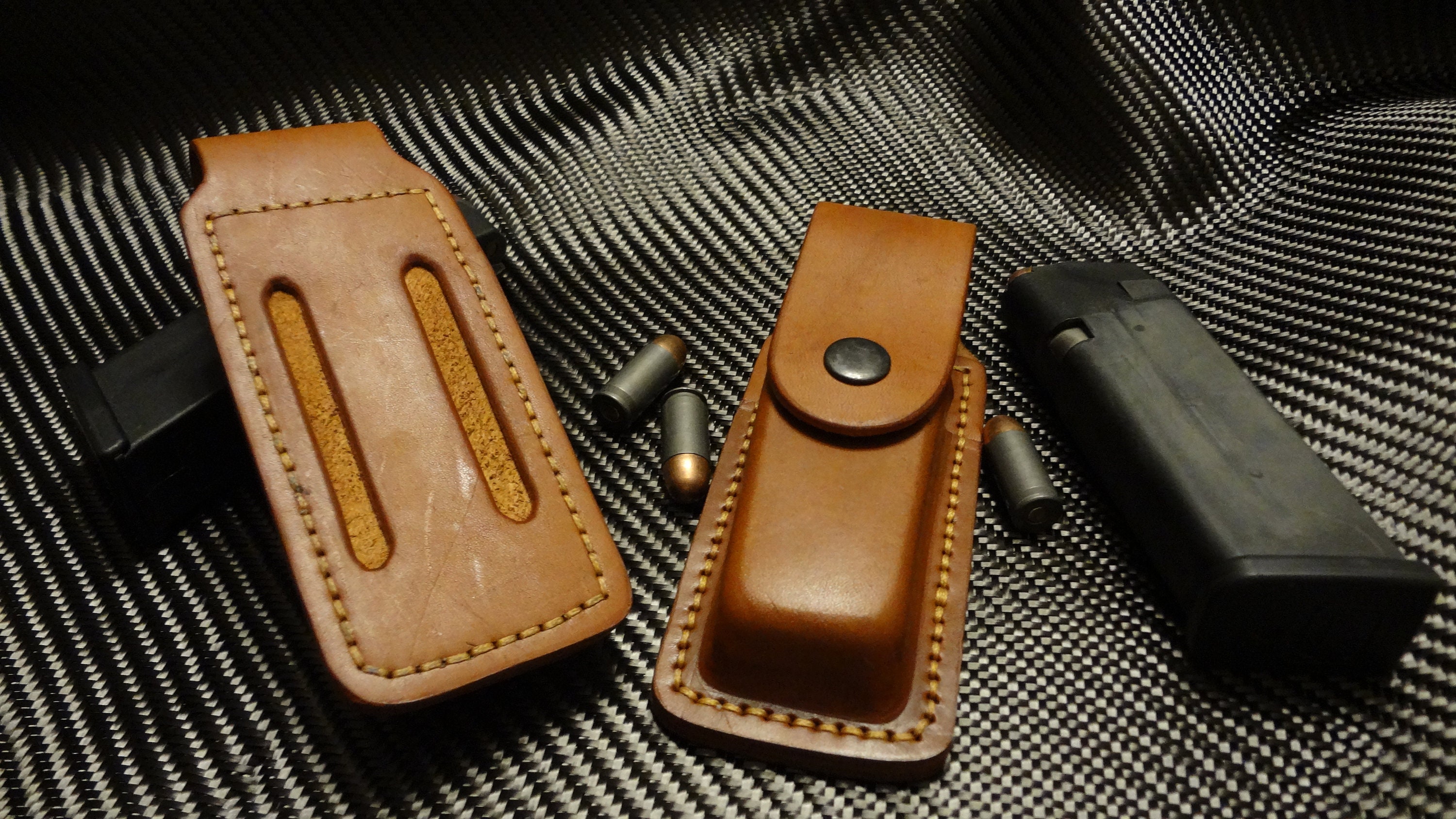2x Leather Mag Pouch for Glock G17,G19,G22,G23,G31 - Etsy