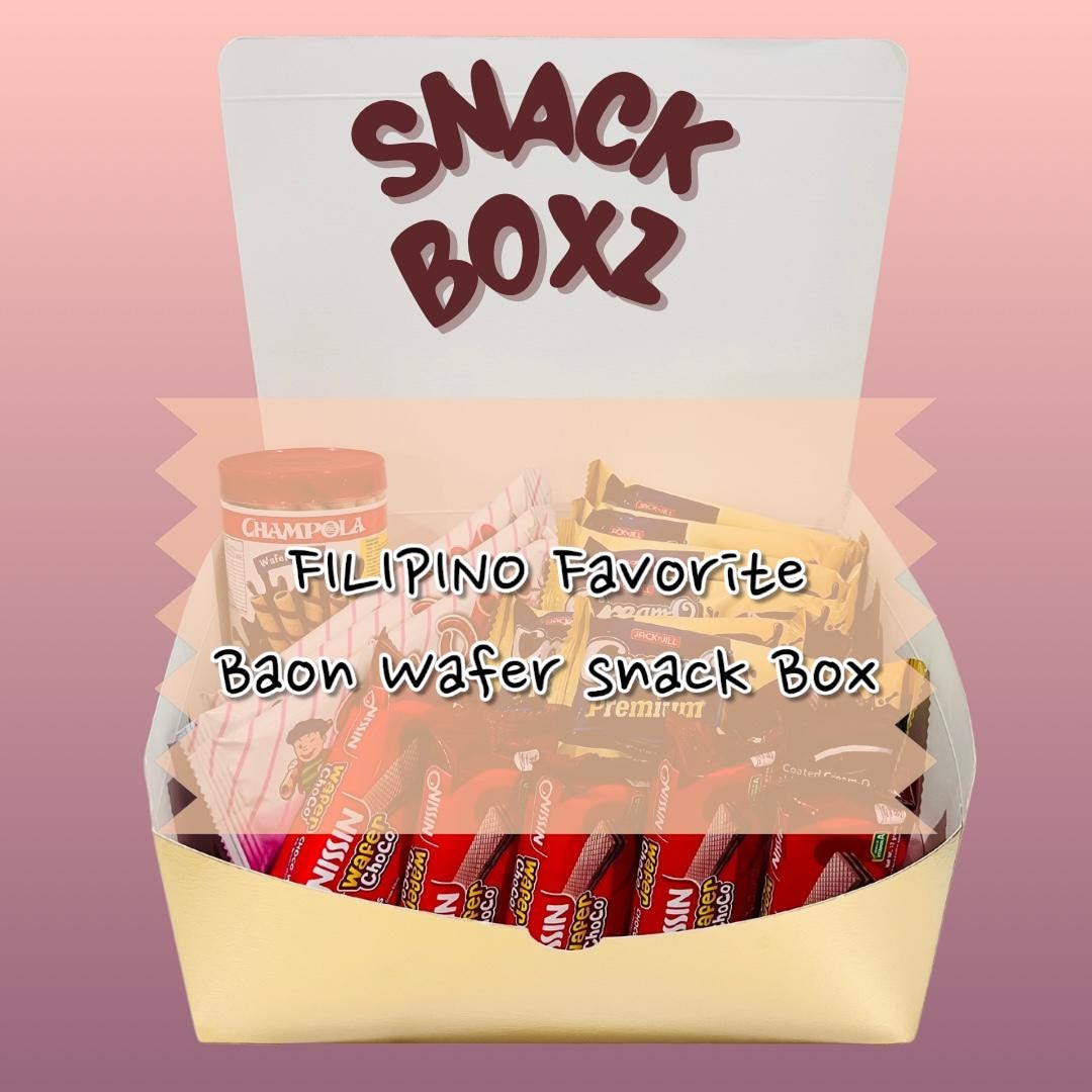Filipino Favorite Baon Wafer Snacks in a Gift Box | Curated Goods ...