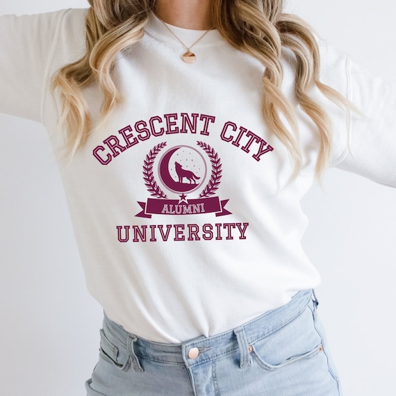 Crescent City University White Sweatshirt HOSAB HOEAB SJM - Etsy