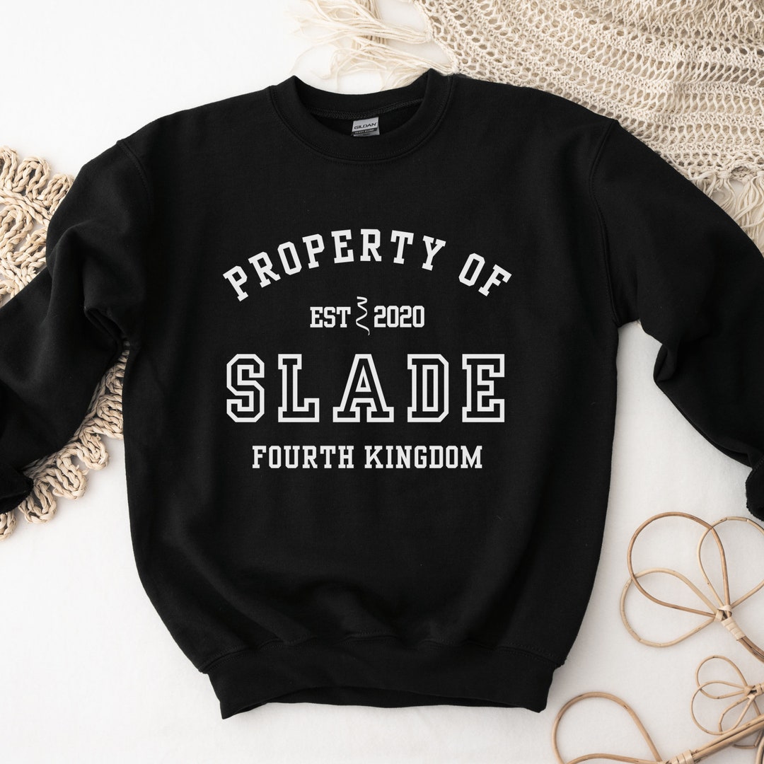 Plated Prisoner Property of Slade Collegiate Sweatshirt Commander Rip ...
