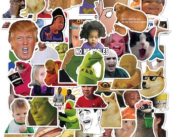 Funny Meme Stickers - Etsy UK