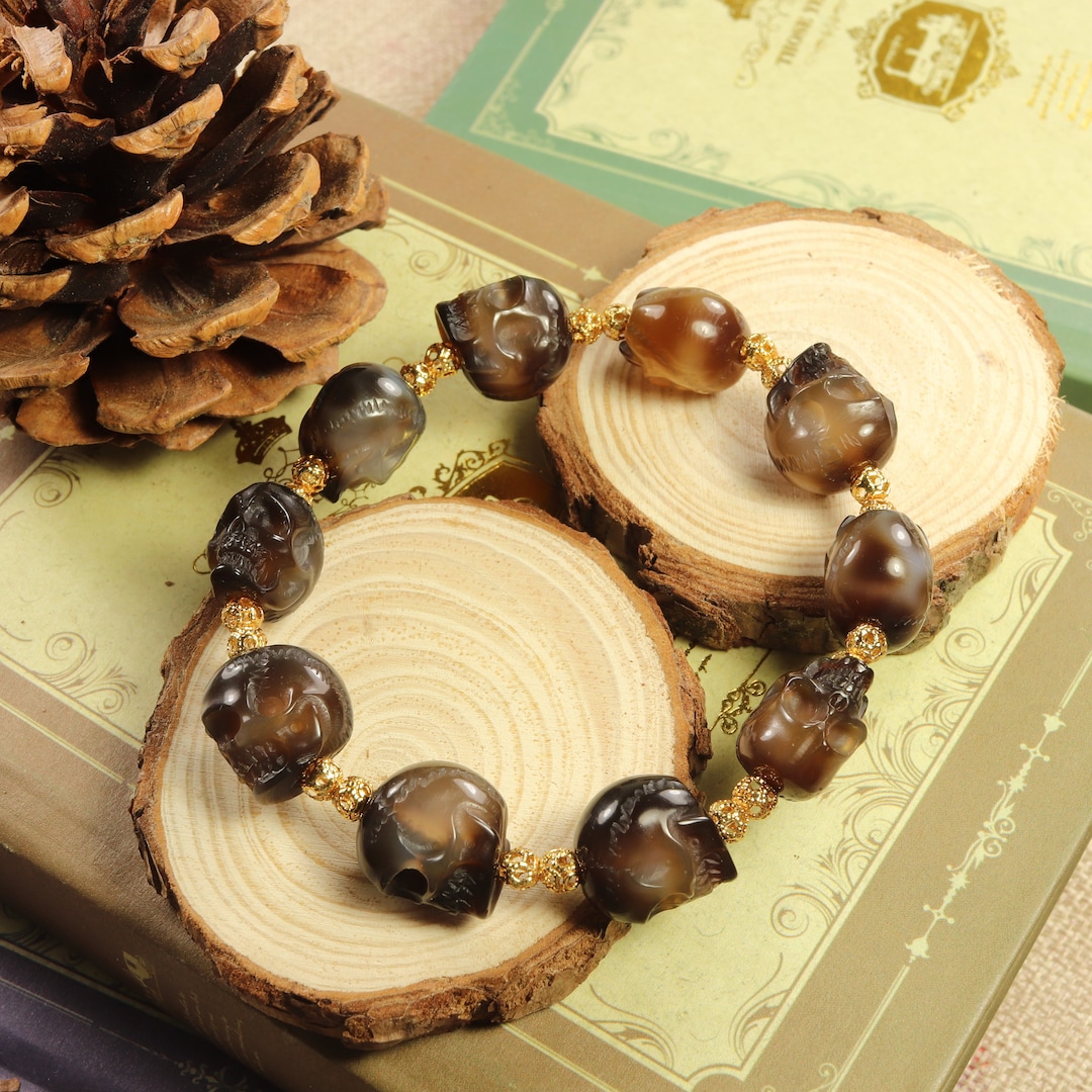 Tibetan Master Skull Sitavana Bracelet - Etsy