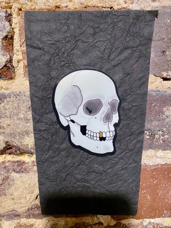 Human Skull Sticker - Etsy